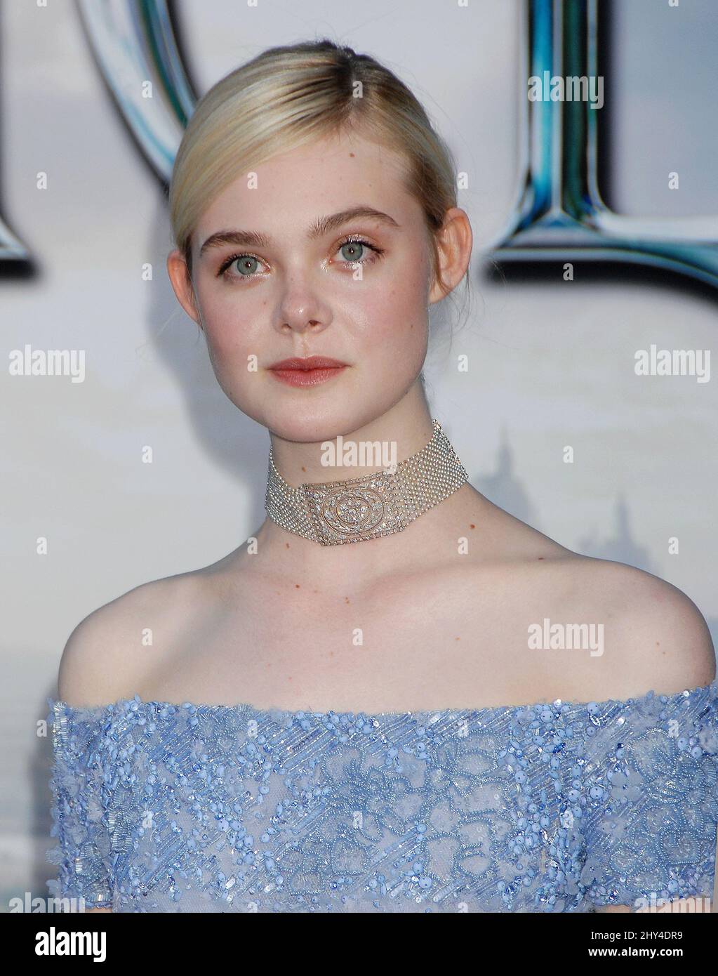 Elle Fanning attending the "Maleficent" World Premiere held at El ...