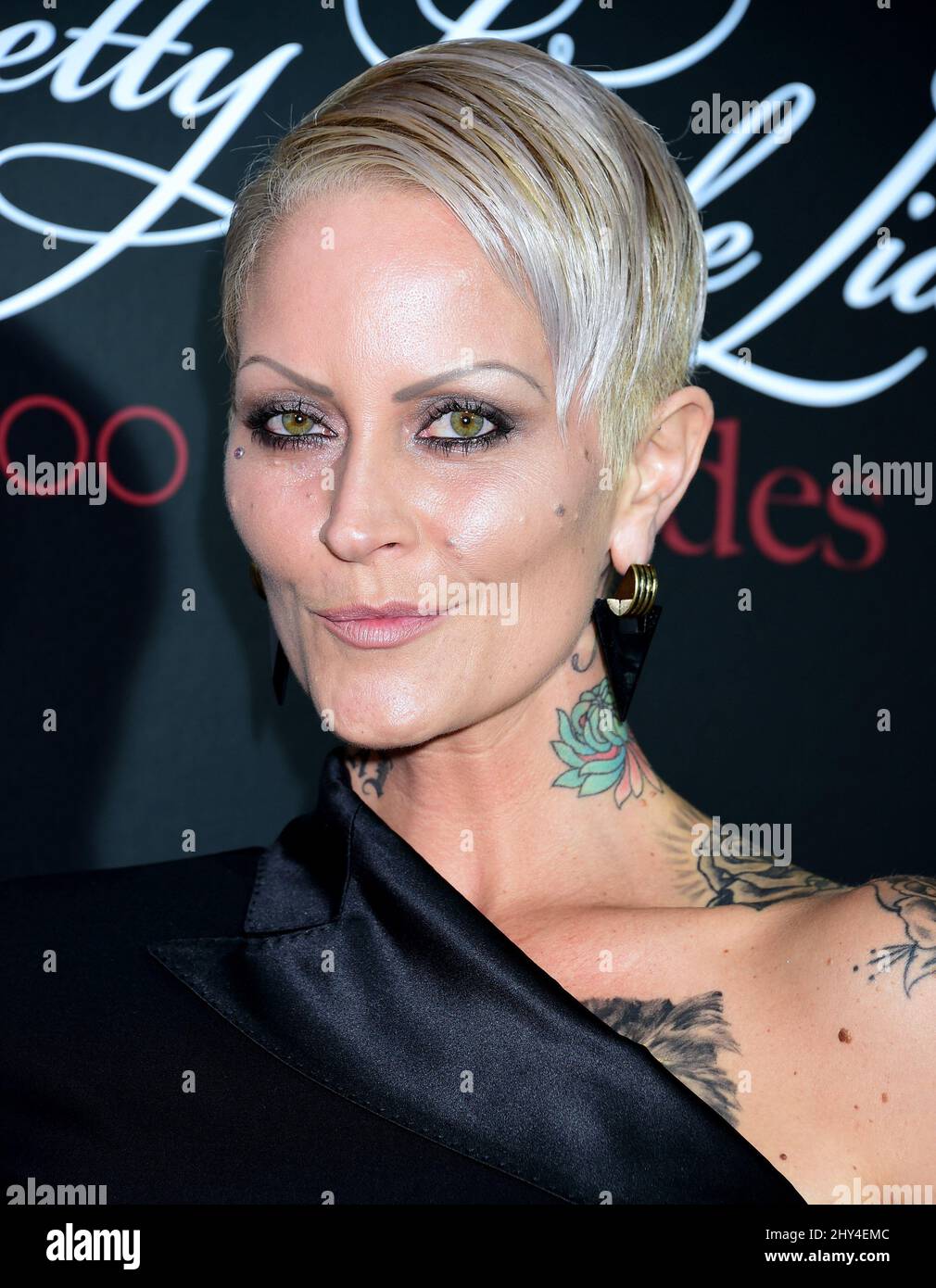 Mandi Line attending the "Pretty Little Liars" 100th Episode ...