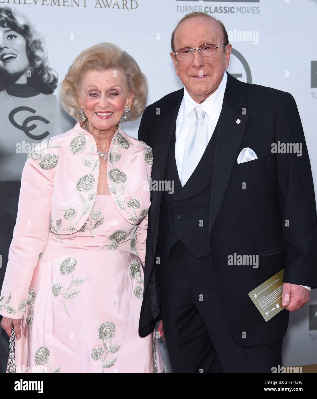 Barbara Davis and Clive Davis arrives at the 42nd AFI Lifetime ...