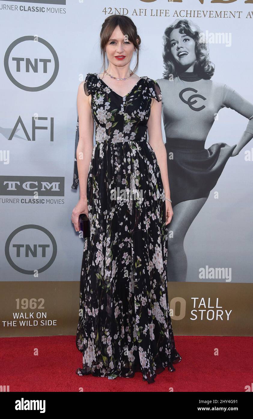 Emily Mortimer arrives at the 42nd AFI Lifetime Achievement Award ...