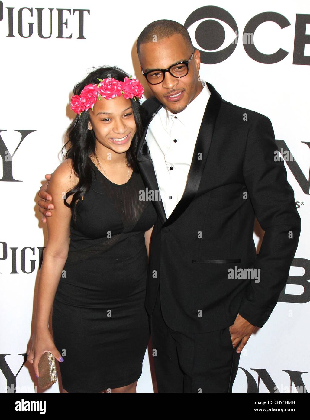 T.I. and Deyjah Imani Harris attends at The 68th Annual Tony Awards ...