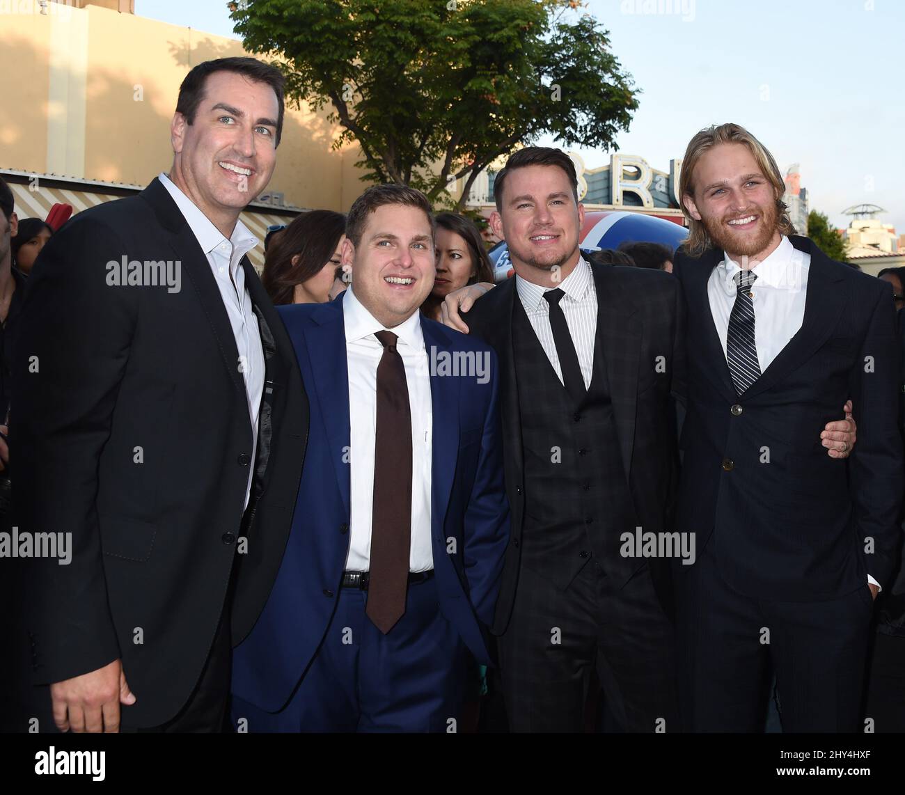 Rob Riggle, Jonah Hill, Channing Tatum and Wyatt Russell attending the ...