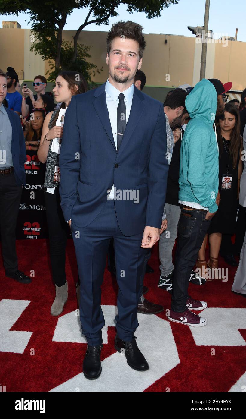 Nick Zano attending the 22 Jump Street World Premiere in Los Angeles ...