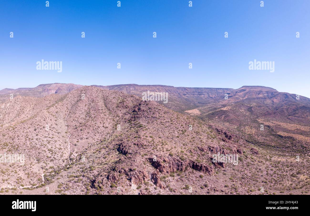 Scenery of the Tonto National Forest in Arizona, the USA Stock Photo ...