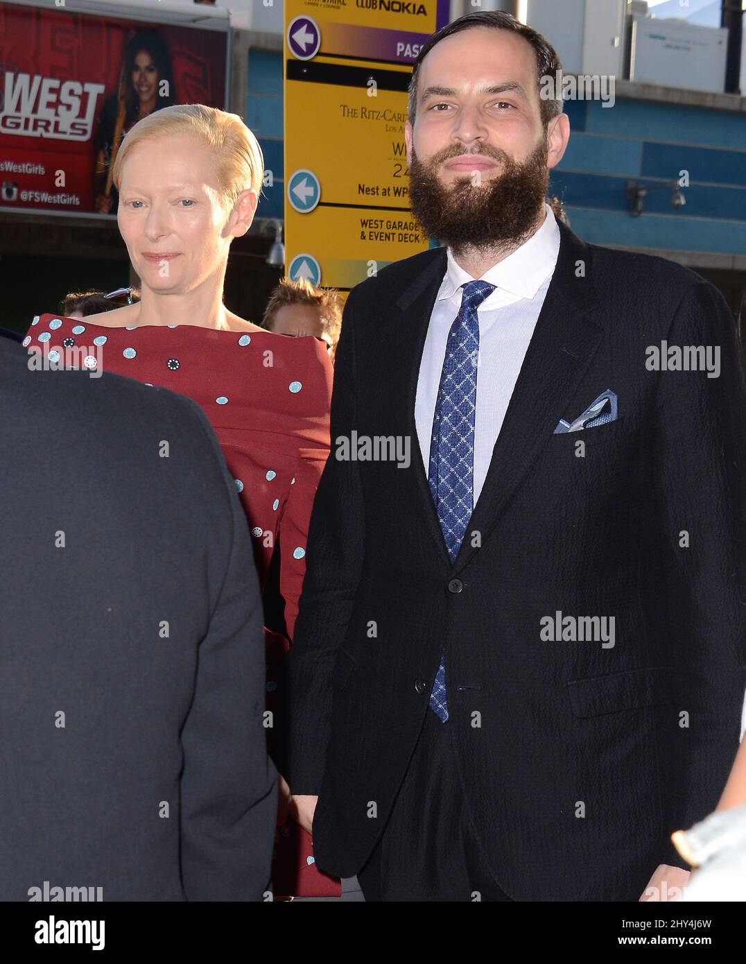 Tilda Swinton attending the opening night premiere of 'Snowpiercer' at ...