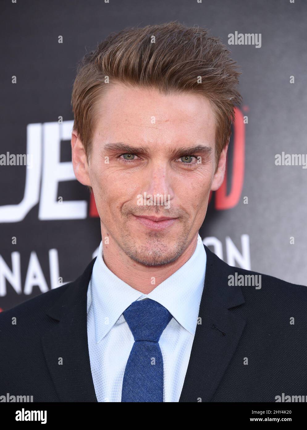 Riley Smith attending the premiere for the seventh and final season of ...