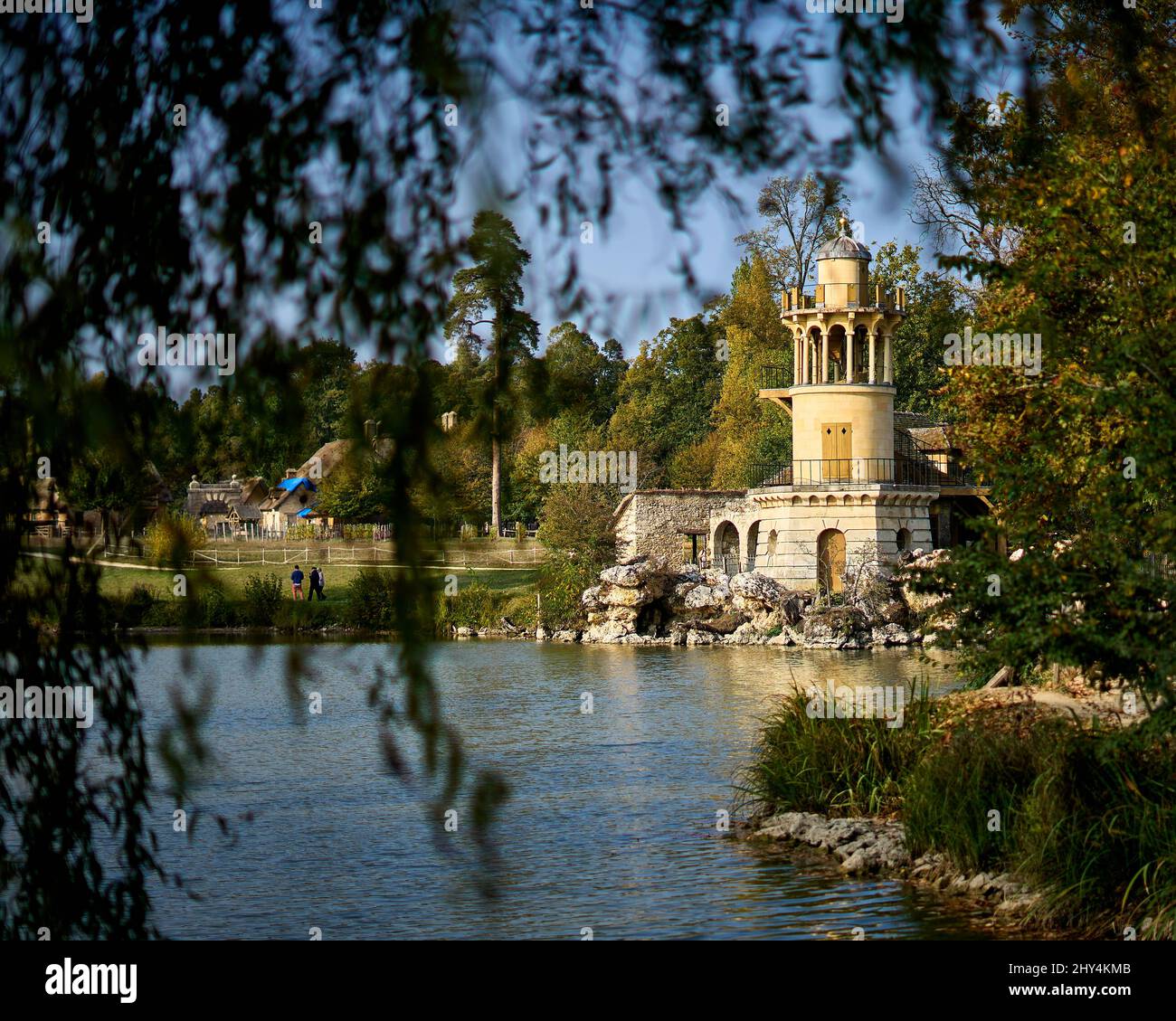 The Queen's Hamlet at Versailles Stock Photo - Alamy