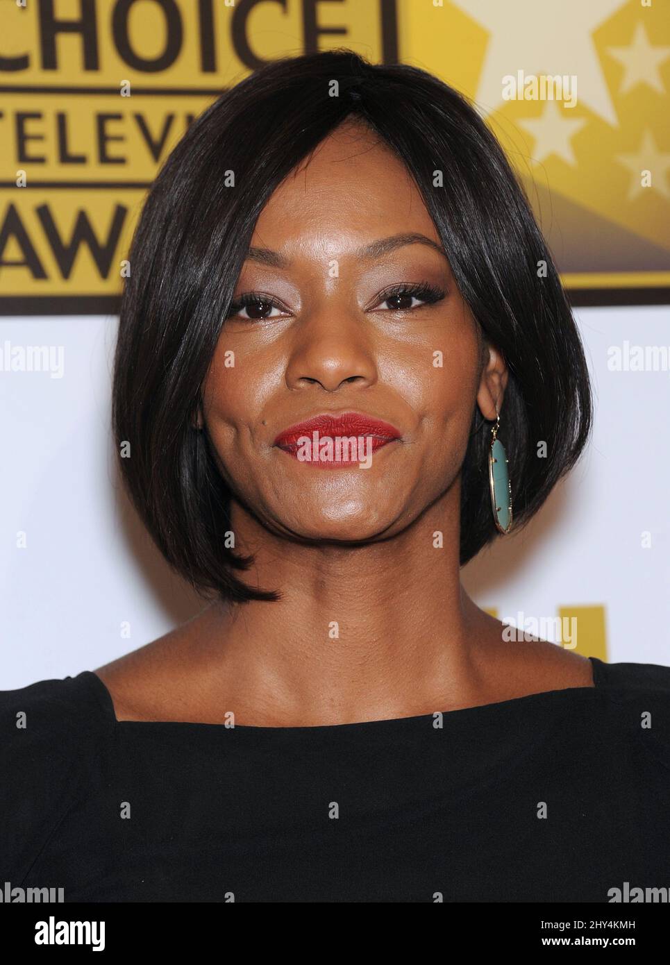 Sufe Bradshaw attending the 2014 Critics' Choice Television Awards in ...