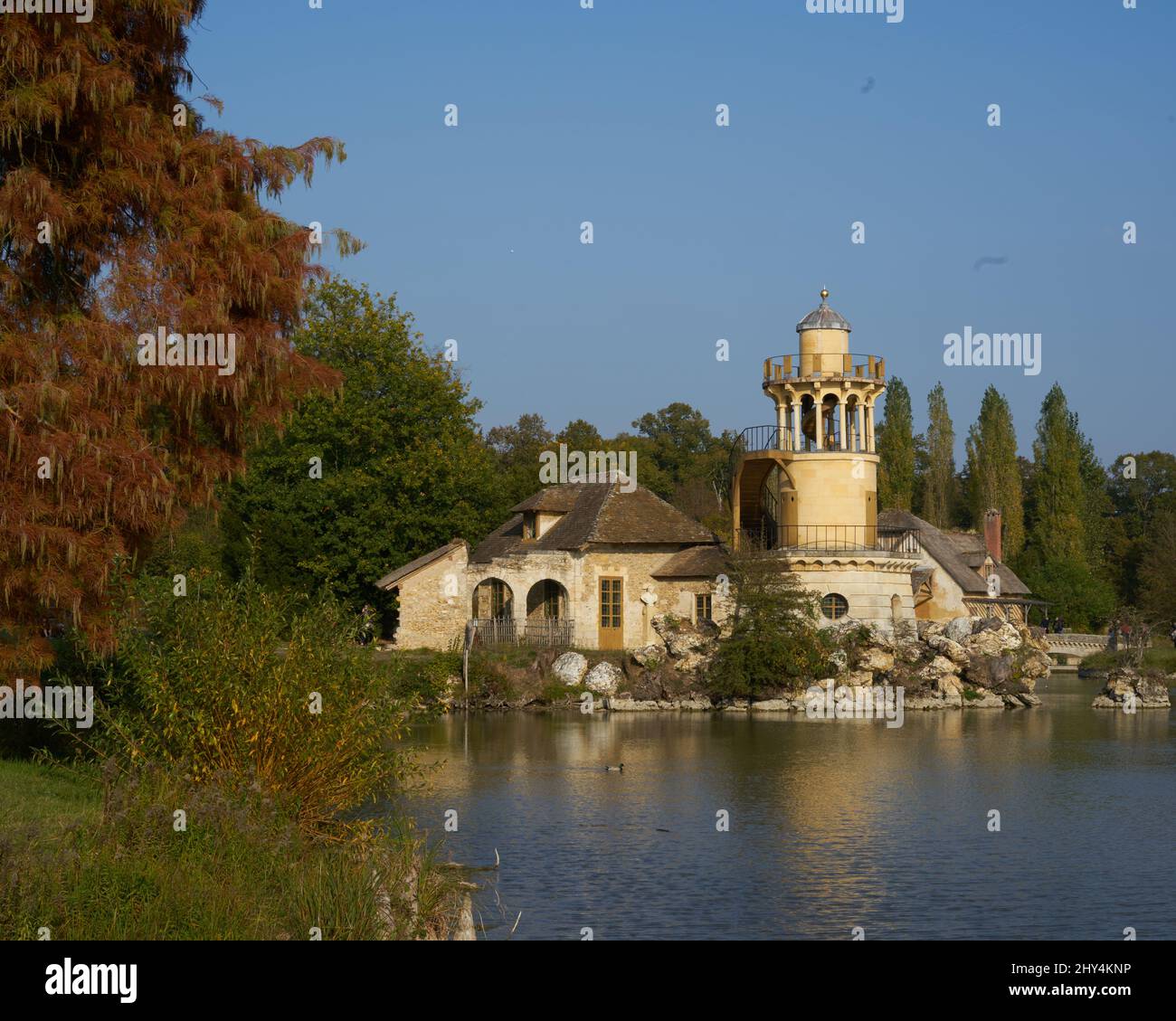 The Queen's Hamlet at Versailles Stock Photo - Alamy