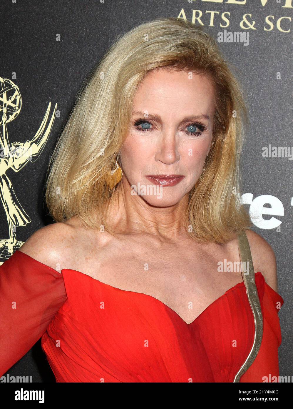 Donna Mills arrives at the 41st annual Daytime Emmy Awards at the ...