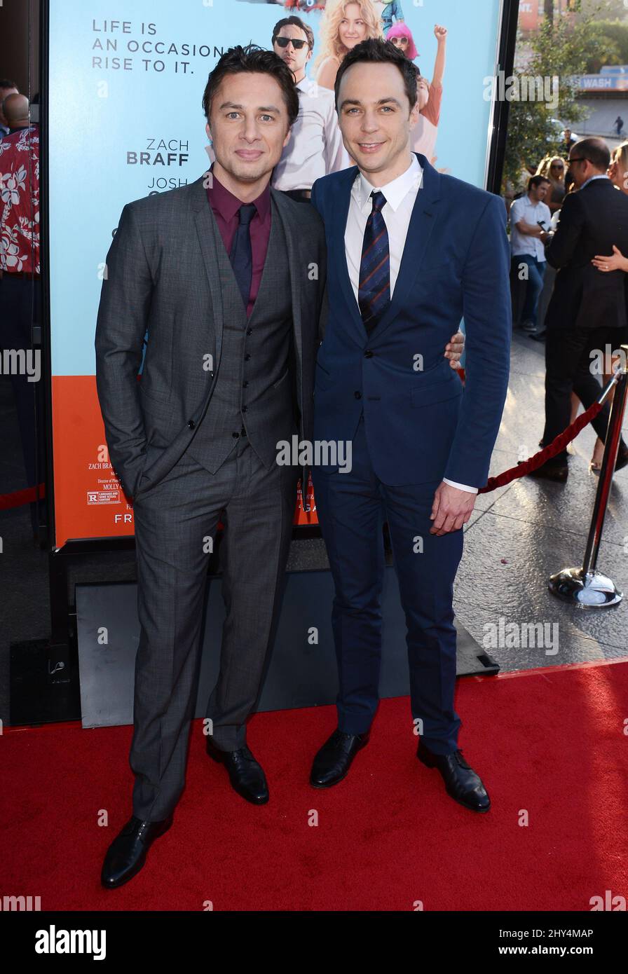 Zach braff and jim parsons hi-res stock photography and images - Alamy