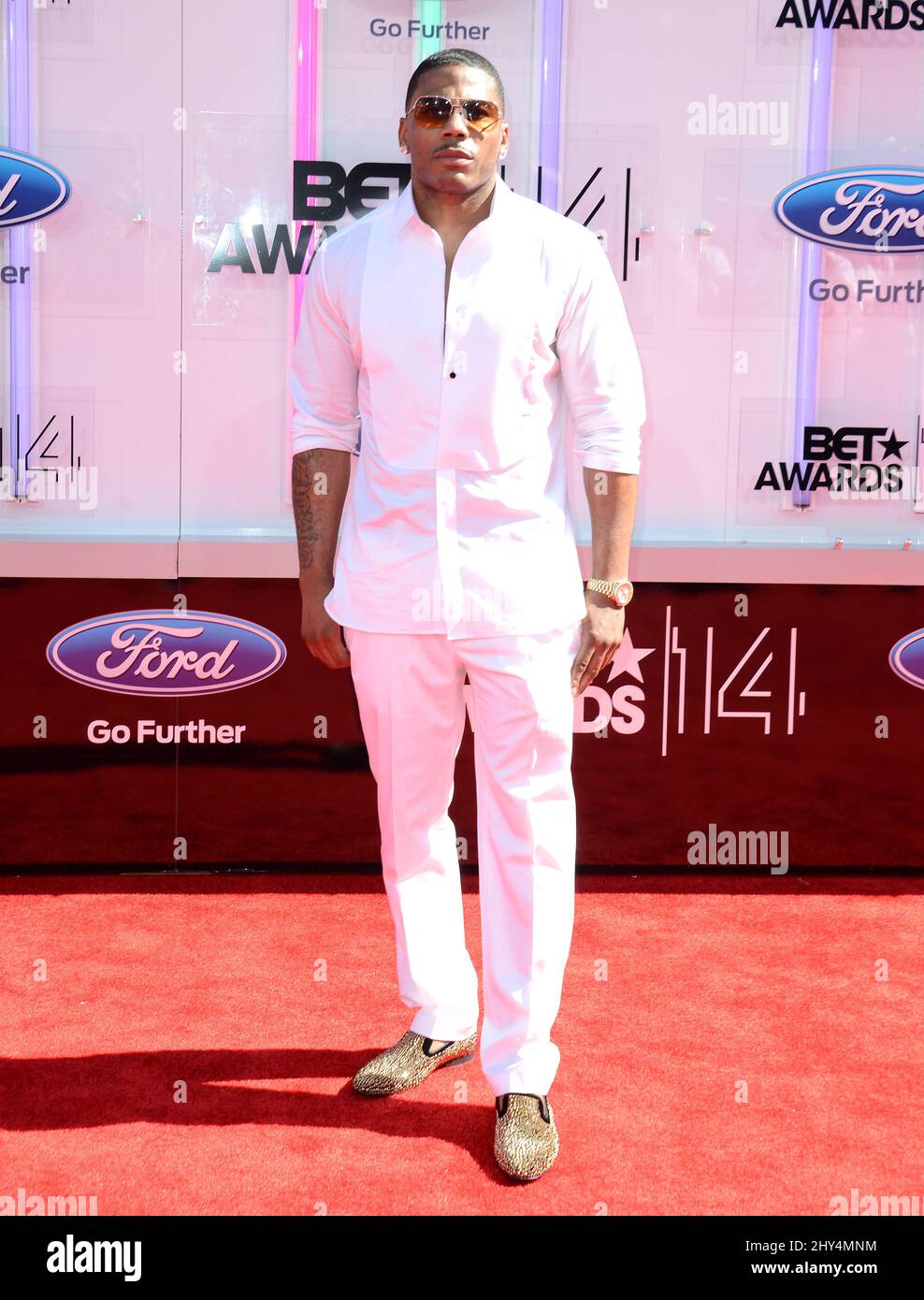Nelly attending the 2014 BET Awards held at Nokia Theatre L.A. Live in ...