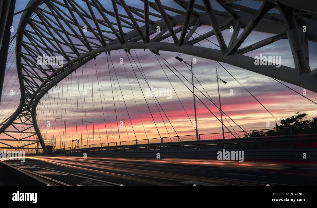 Modern bridge in rome hi-res stock photography and images - Alamy
