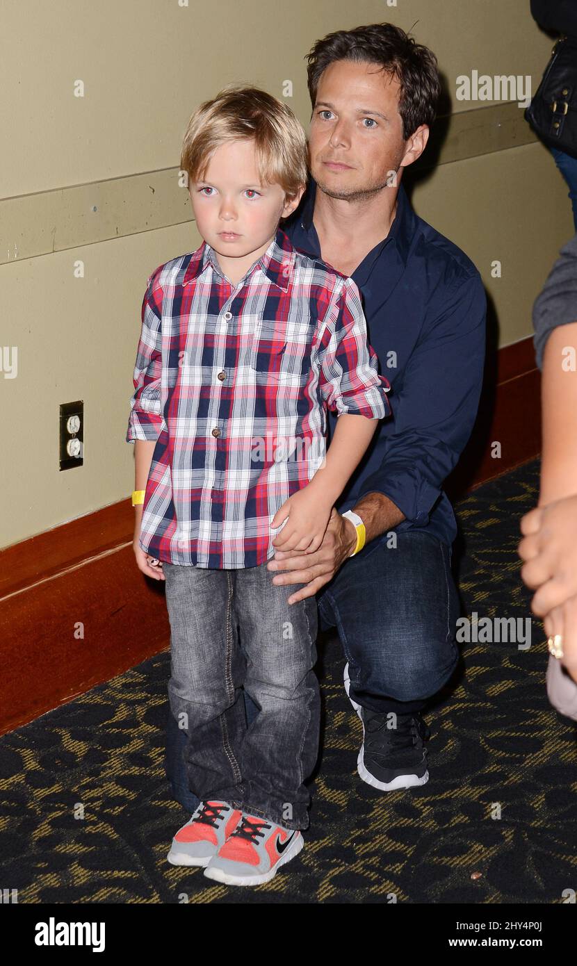 Scott Wolf, son Jack Wolf at the Ringling Bros. and Barnum & Bailey ...