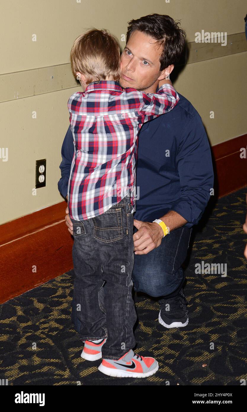 Scott Wolf, son Jack Wolf at the Ringling Bros. and Barnum & Bailey ...