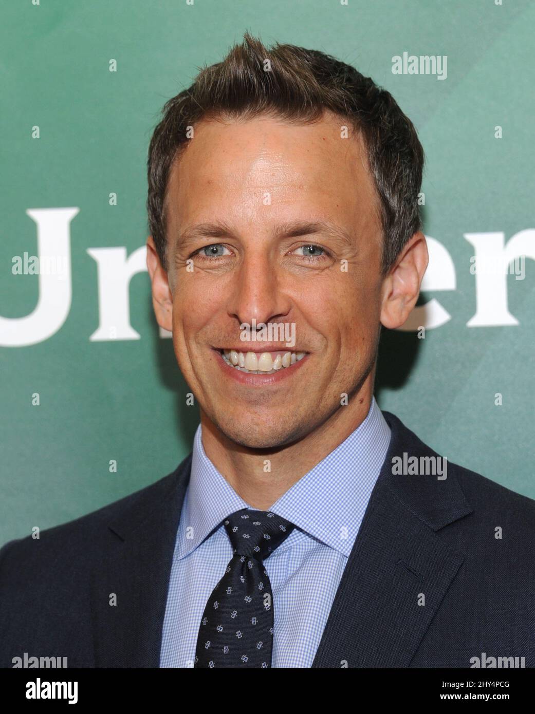 Seth Meyers attending the NBCUniversal Summer TCA Press Tour 2014 held ...