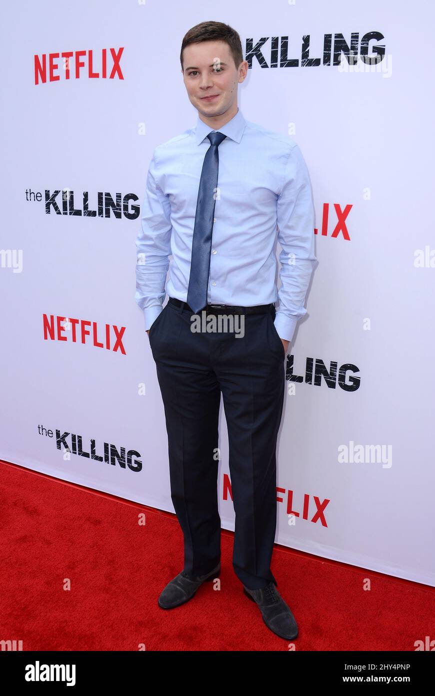 Tyler Ross attending "The Killing" Season 4 Premiere held at The ...