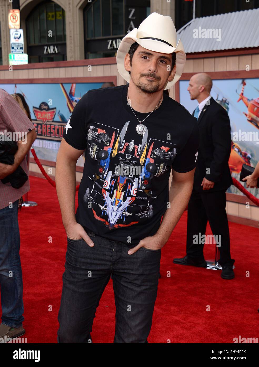 Brad Paisley attending the premiere of "Planes: Fire & Rescue" in Los ...