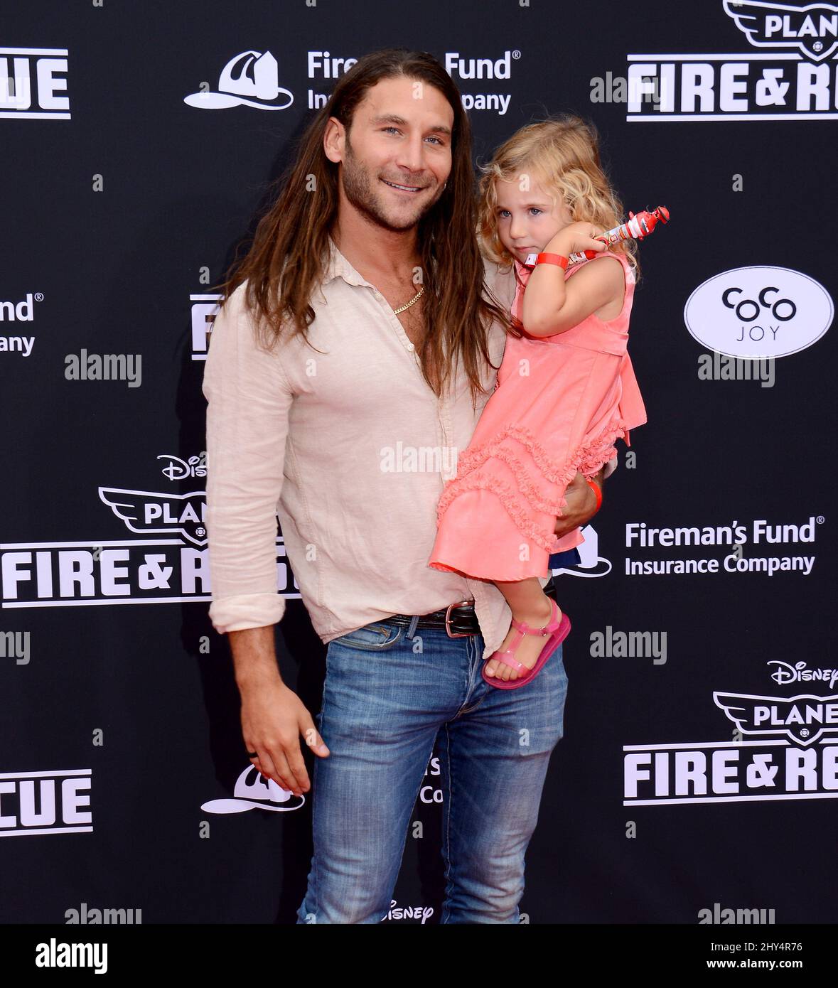 Zach McGowan attending the premiere of 'Planes: Fire & Rescue' in Los ...