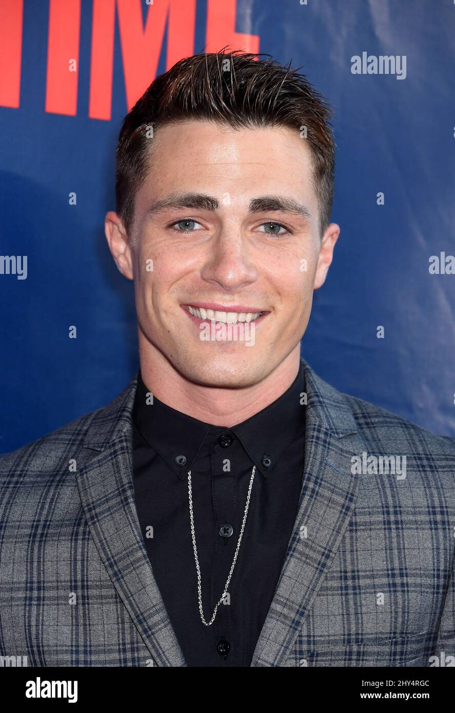 Colton Haynes attending the CBS-CW-Showtime Summer TCA Press Tour 2014 ...