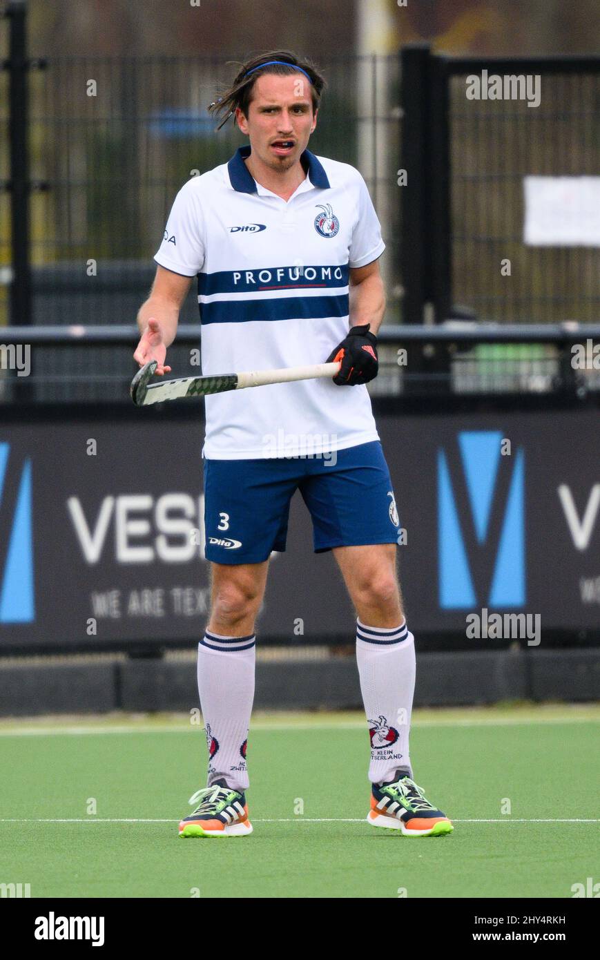 EINDHOVEN, 13-03-2022, HC Oranje-Rood, Tulp Hockey Hoofdklasse Heren ...