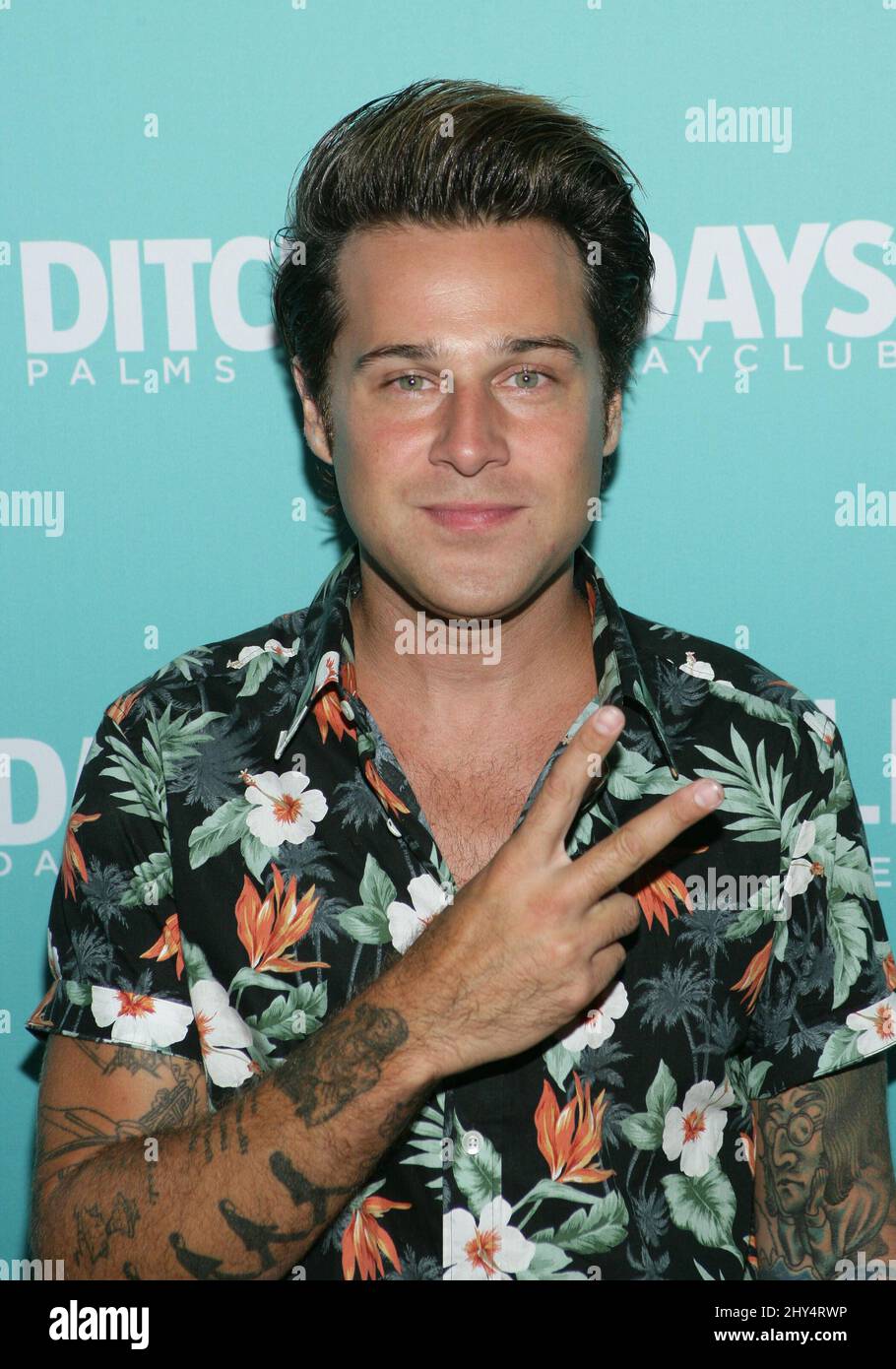 Ryan Cabrera attending Ditch Fridays in Las Vegas Stock Photo - Alamy