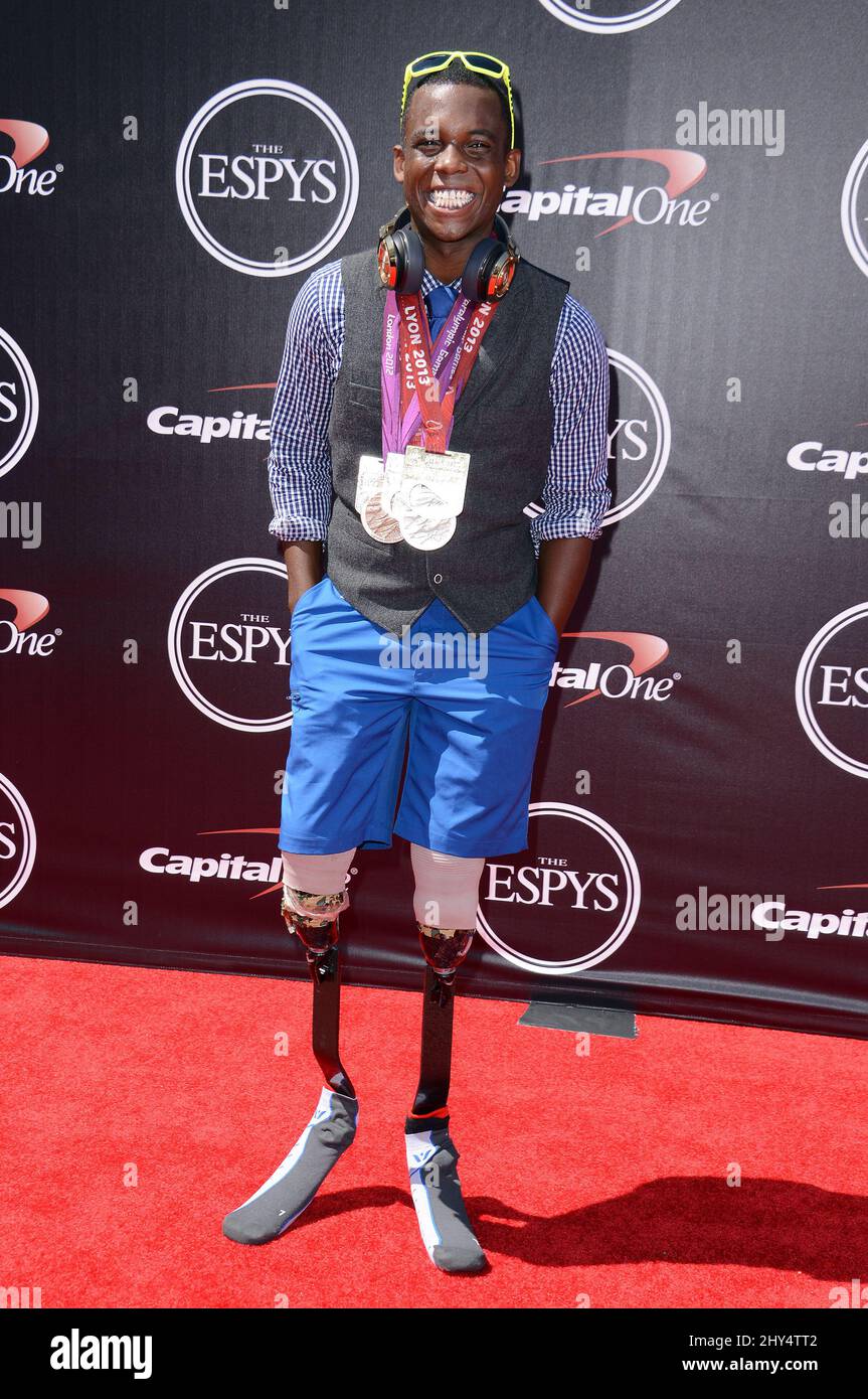 Blake Leeper arriving at the 2014 ESPYS held at Nokia Theatre, L.A ...