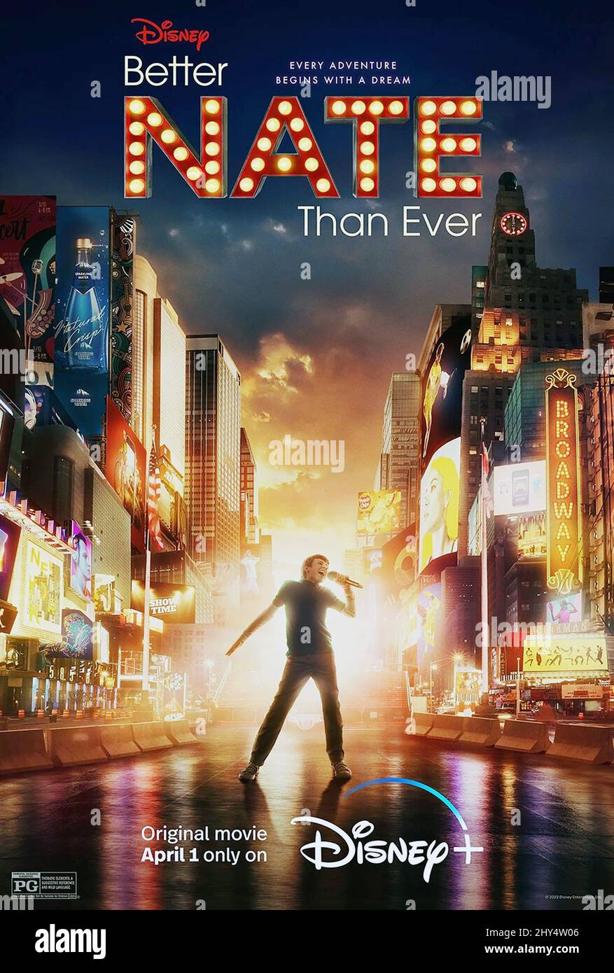 BETTER NATE THAN EVER, US poster, Rueby Wood, 2022. © Disney+ ...