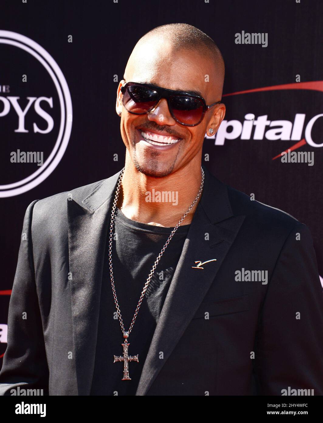 Shemar Moore arriving at the 2014 ESPYS held at Nokia Theatre, L.A ...