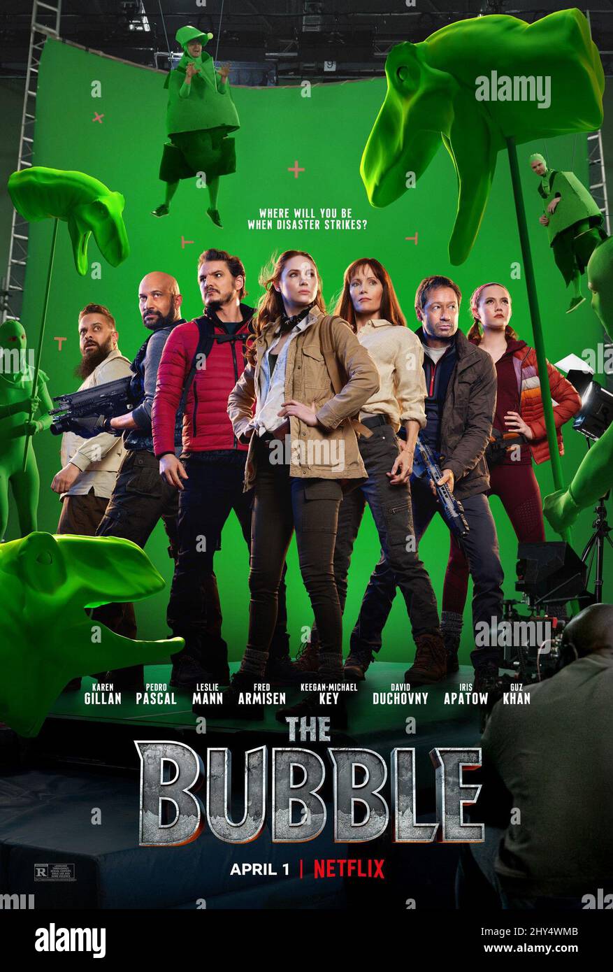 THE BUBBLE, US poster, from left: from left: Guz Khan, Keegan-Michael ...