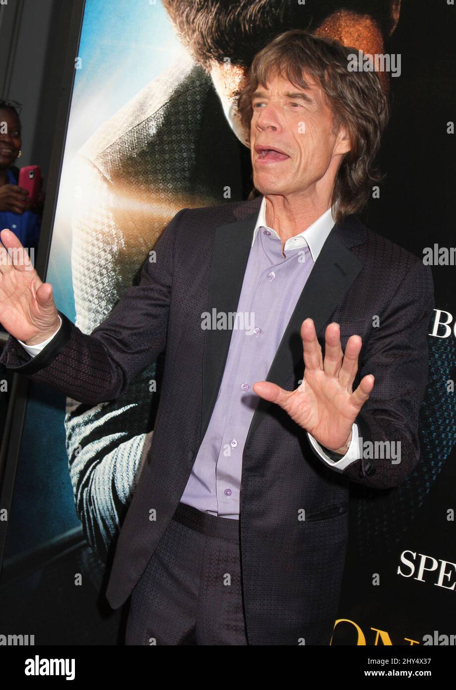 Mick Jagger attending the "Get On Up" New York Premiere held at the ...