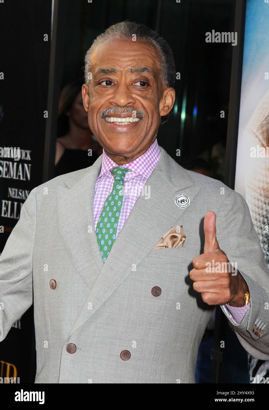 Reverend Al Sharpton attending the "Get On Up" New York Premiere held ...