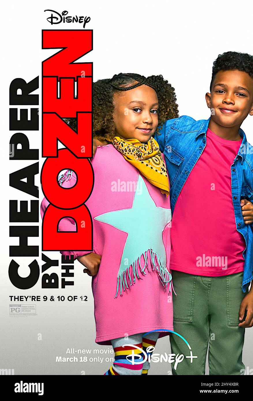 CHEAPER BY THE DOZEN, US character poster, from left: Mykal-Michelle ...