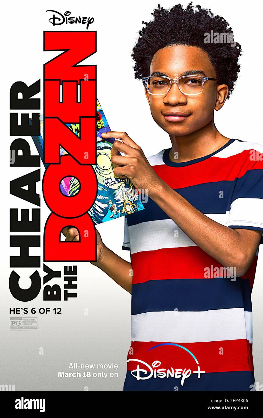 CHEAPER BY THE DOZEN, US character poster, Andre Robinson, 2022. © 20th ...