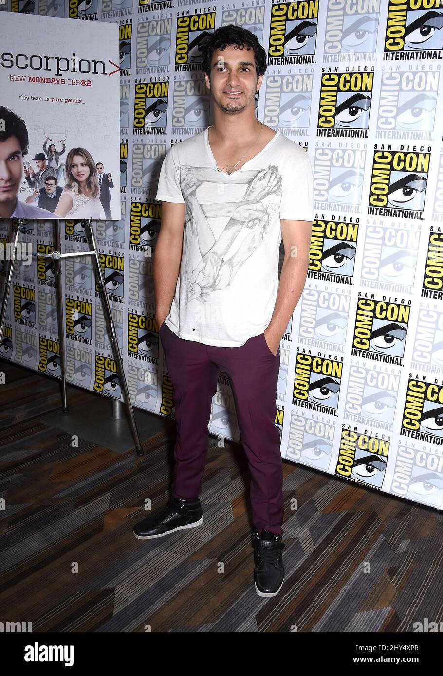 Elyes Gabel attends CBS "Scorpion" Comic-Con 2014 Presentation at the ...