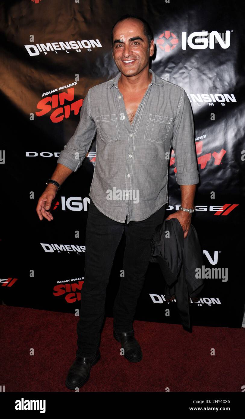 Navid Negahban attends the "Sin City: A Dame to Kill For" Comic-Con ...