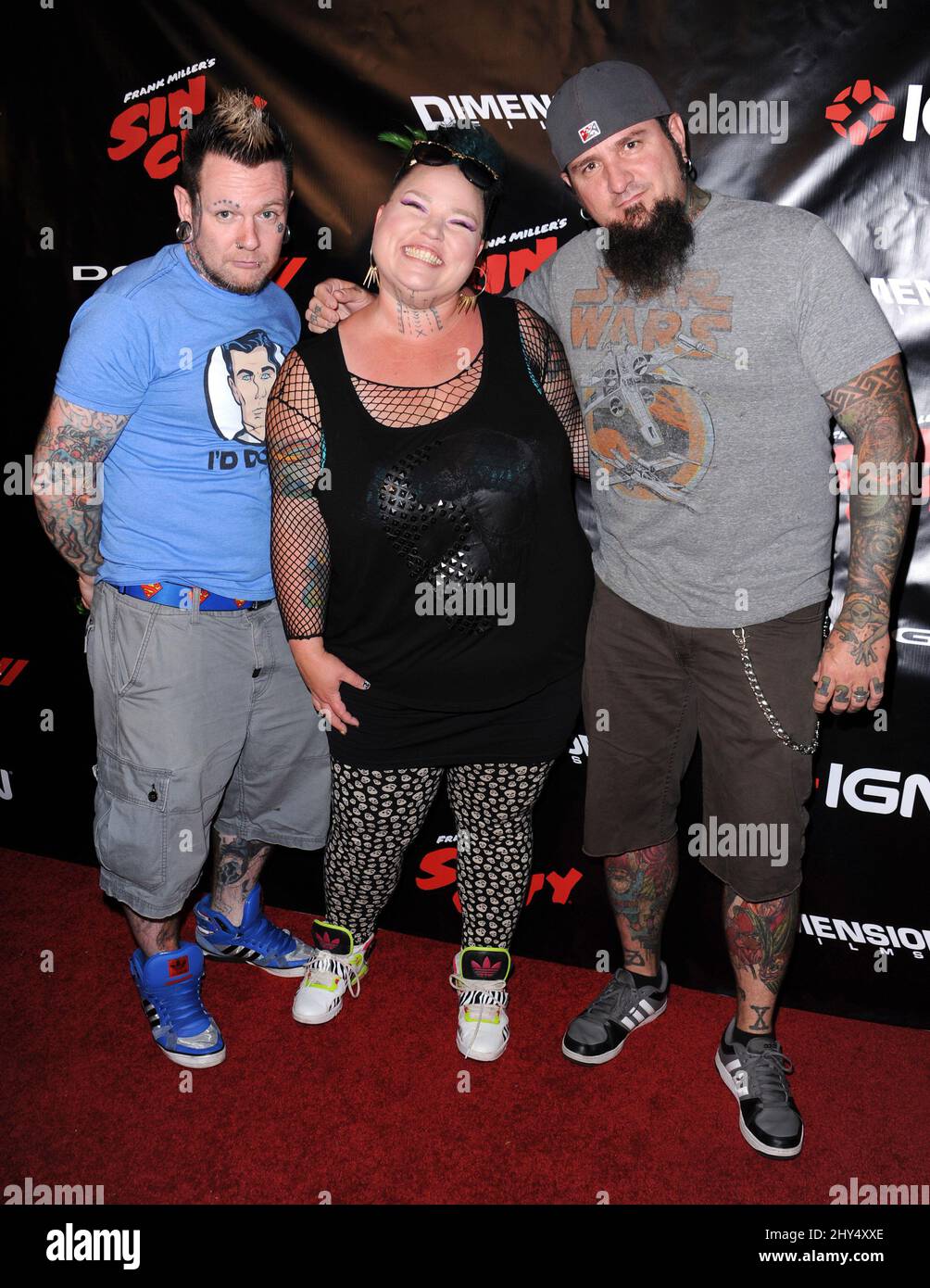 Chirs Jones, Heather Maranda, Chris 51 attends the "Sin City: A Dame to ...