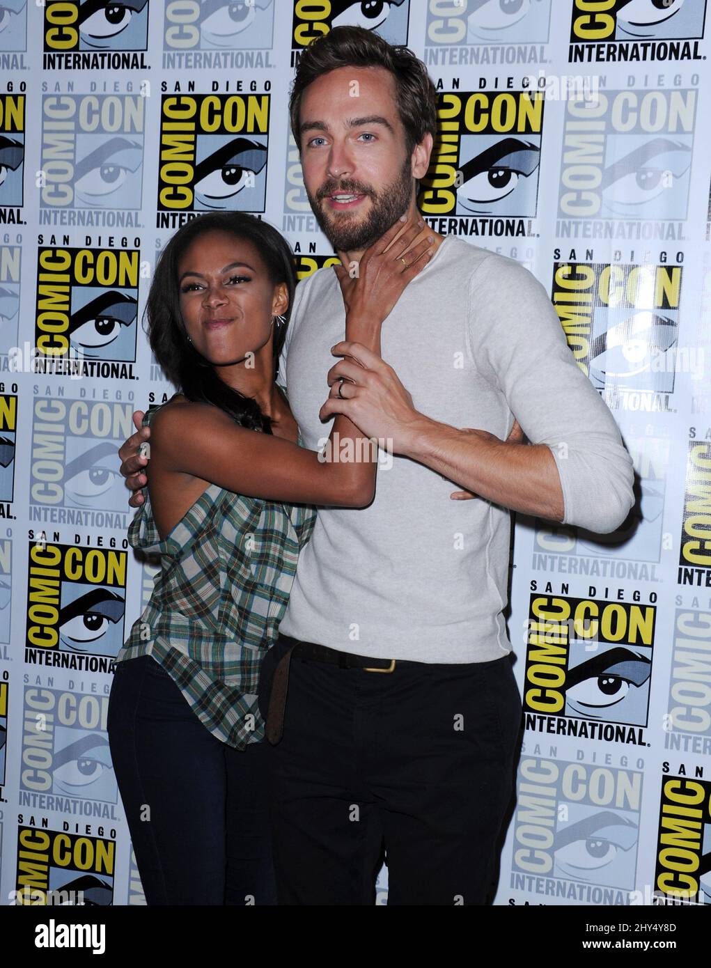 Tom Mison, Nicole Beharie attending Comic-Con 2014 in San Diego ...