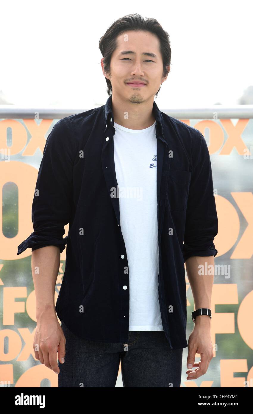 Steven Yeun attending FOX International Channels 2014 Comic -Con ...