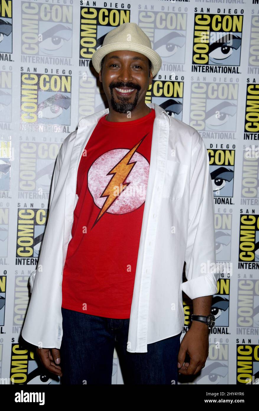 Jesse L. Martin attending the CW's "The Flash" photo call at Comic-Con ...
