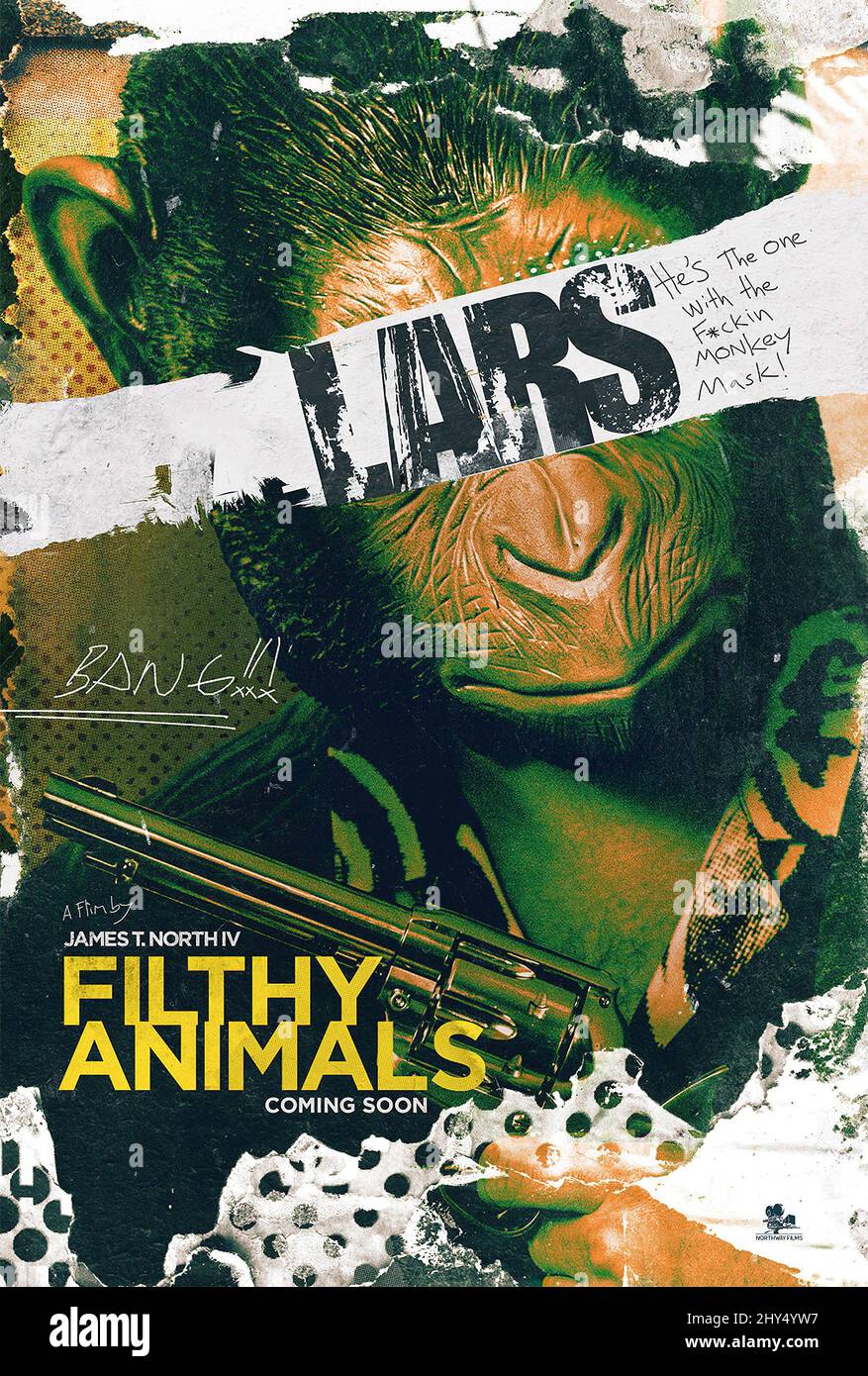 FILTHY ANIMALS, character poster, Austan Wheeler, 2022. © Northway ...