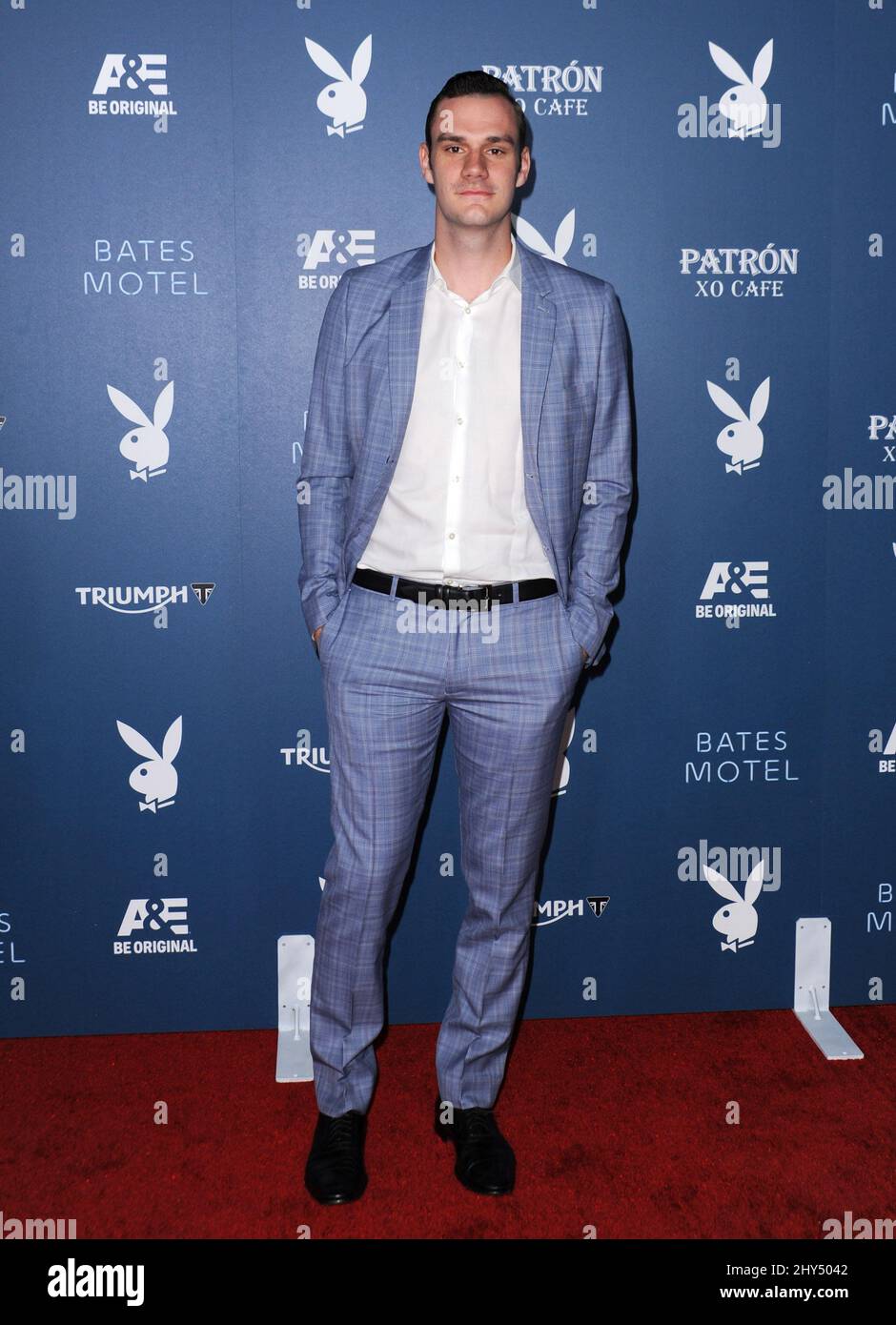 Cooper Hefner attending Playboy and "Bates Motel" Event during Comic ...