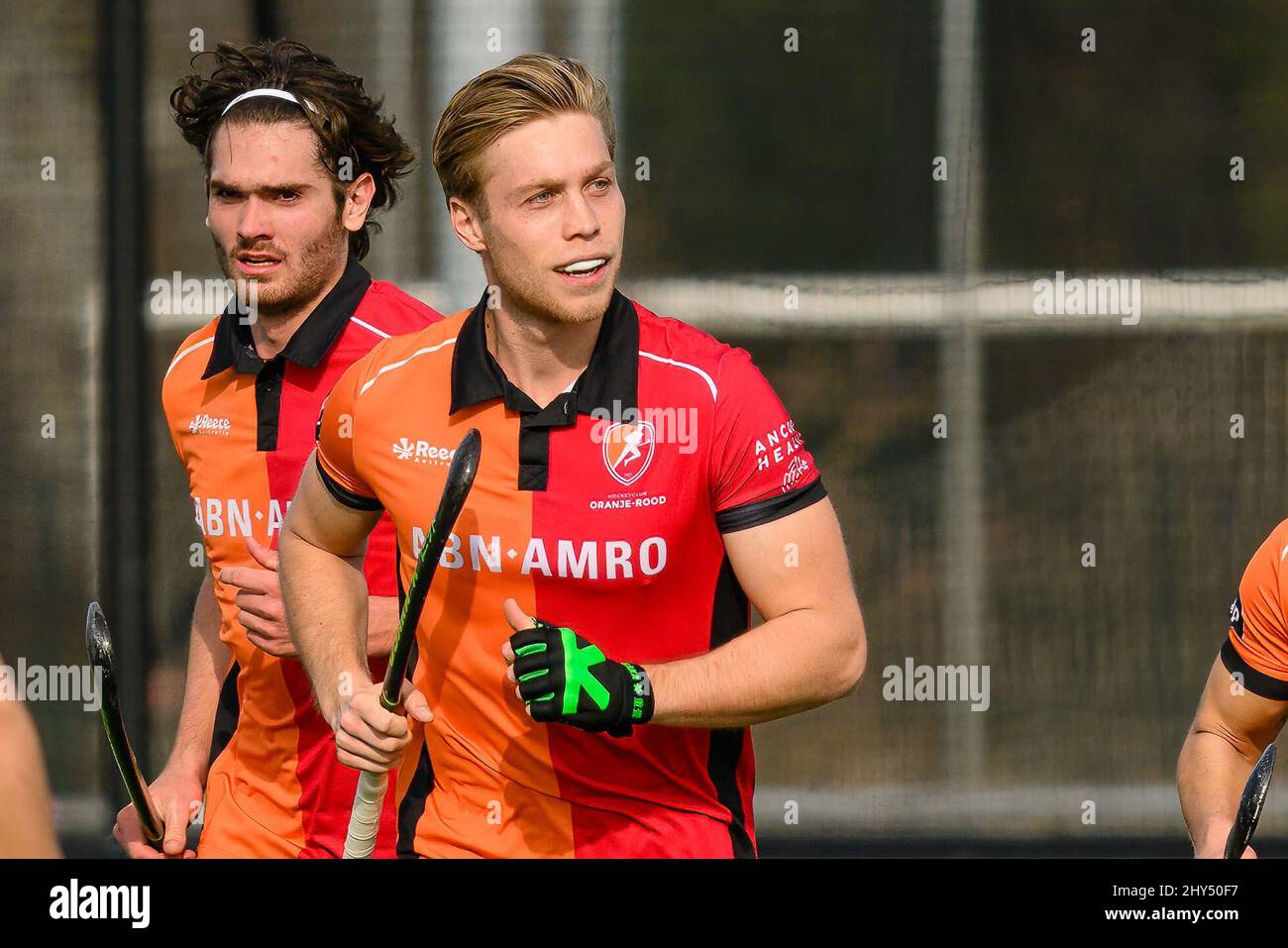 EINDHOVEN, 13-03-2022, HC Oranje-Rood, Tulp Hockey Hoofdklasse Heren ...