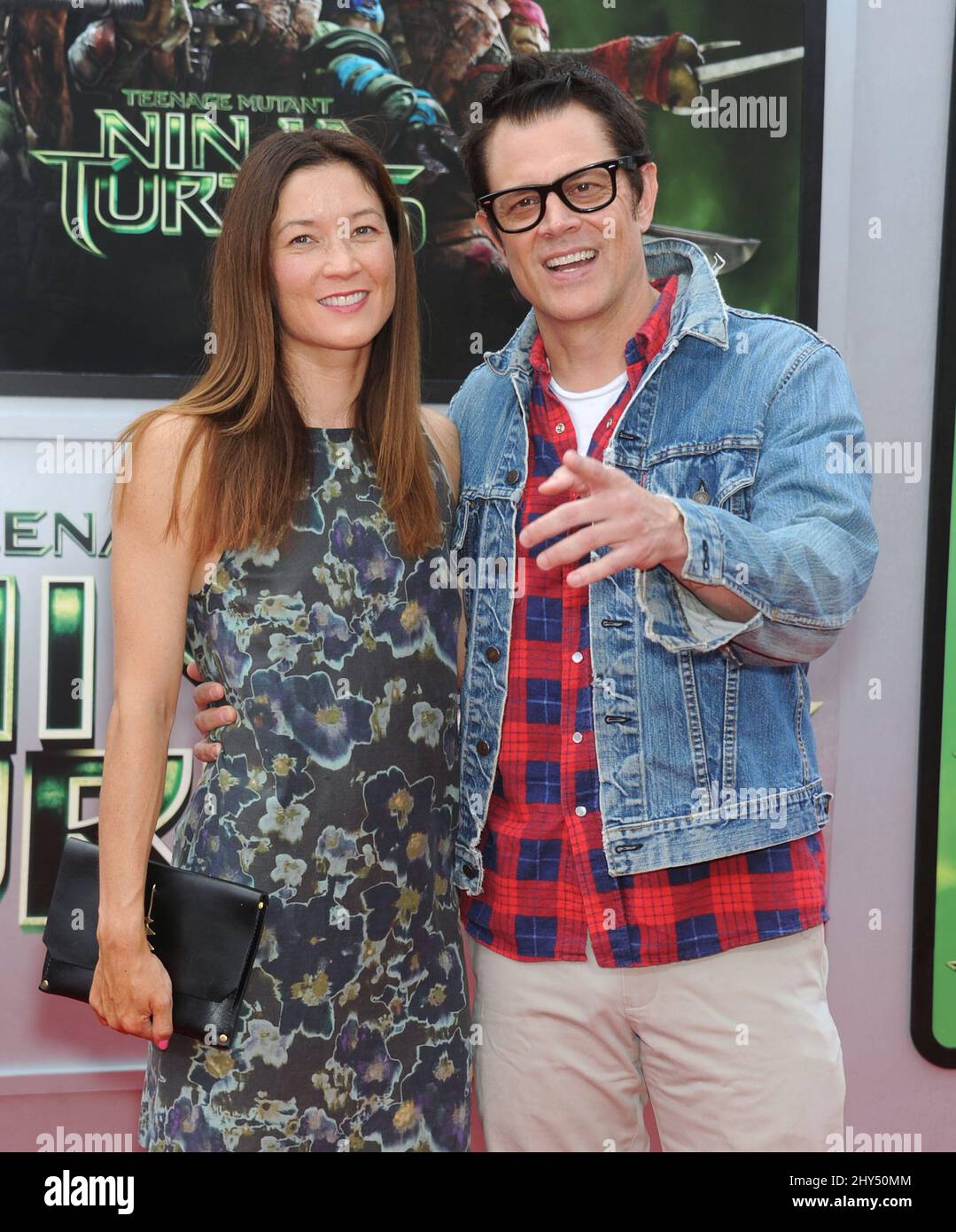 Johnny Knoxville & Naomi Nelson attending the "Teenage Mutant Ninja ...