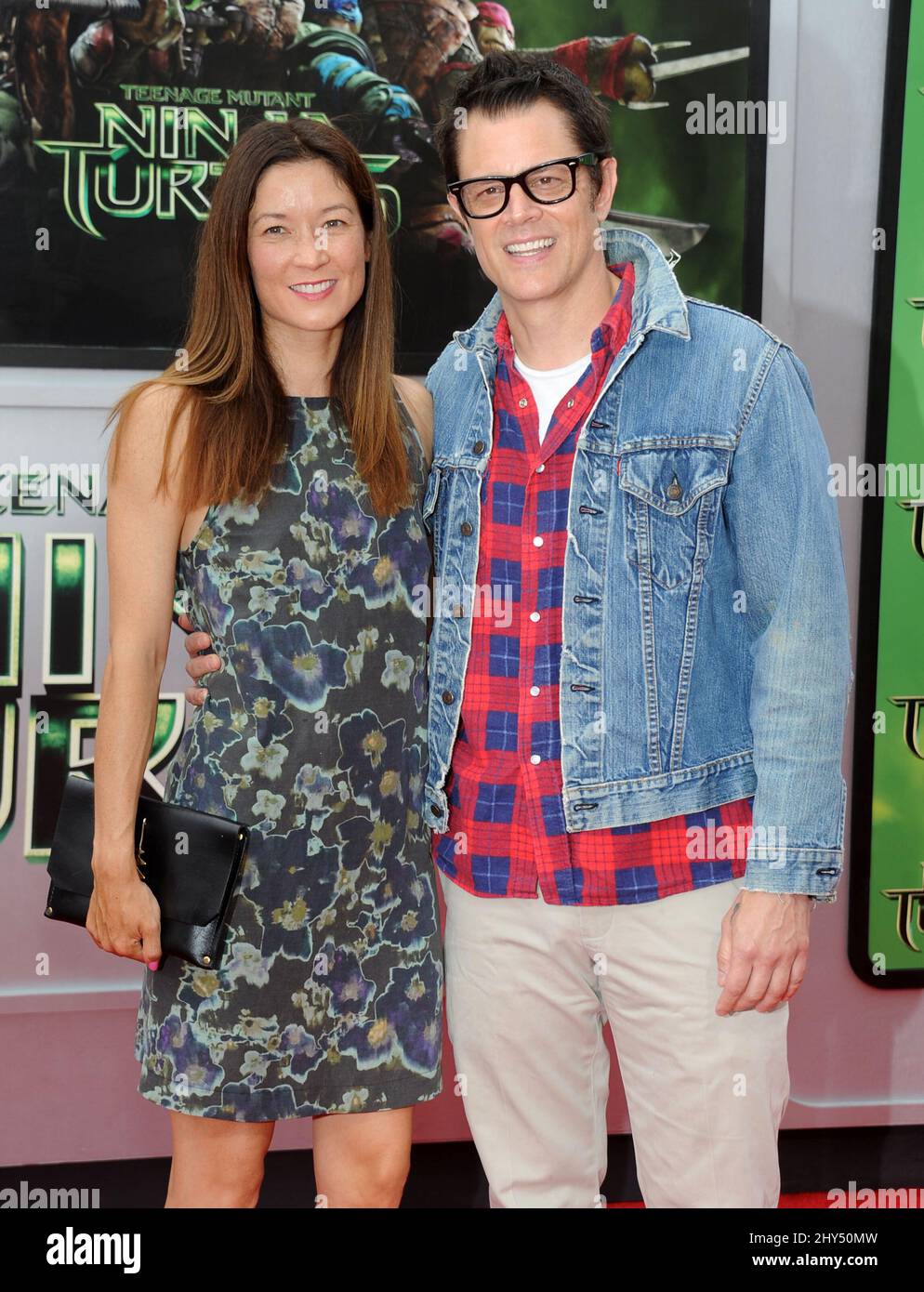 Johnny Knoxville & Naomi Nelson attending the "Teenage Mutant Ninja ...