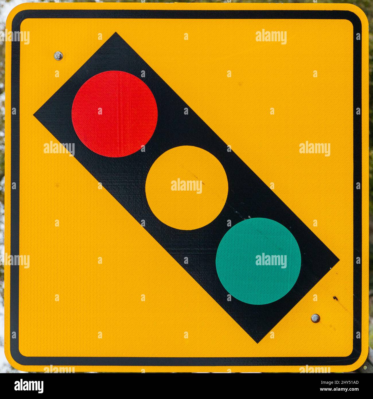 Closeup of a weathered traffic lights sign Stock Photo - Alamy