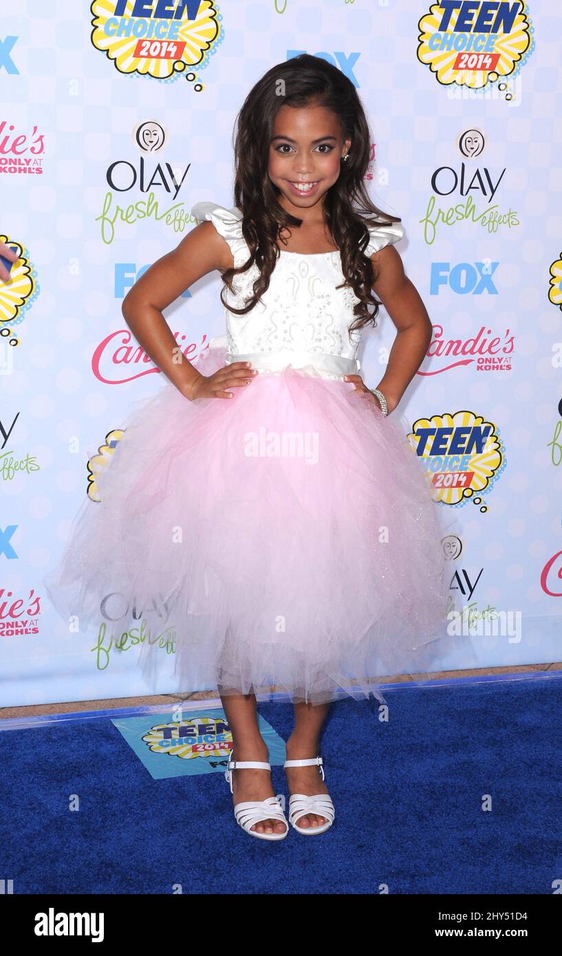 Asia Monet Ray arriving fot the 2014 Teen Choice Awards held at the ...