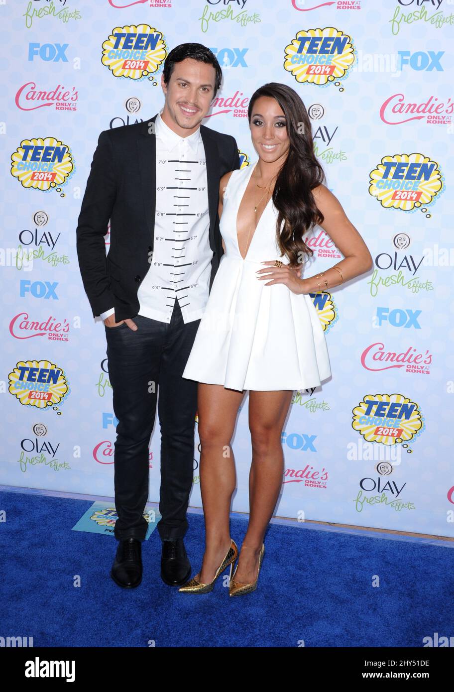 Alex & Sierra arriving fot the 2014 Teen Choice Awards held at the ...