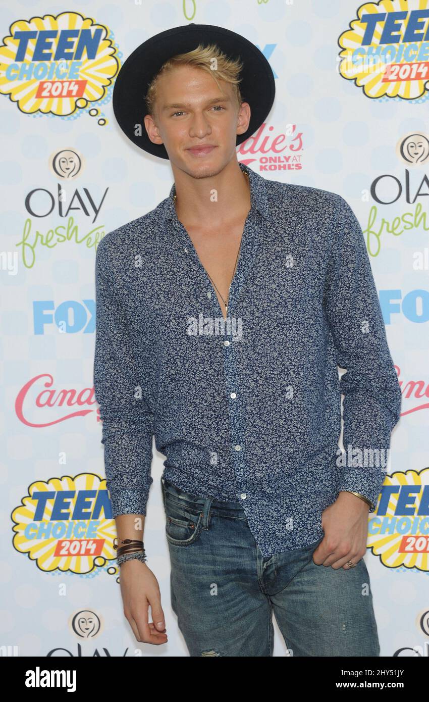 Cody Simpson arriving fot the 2014 Teen Choice Awards held at the ...