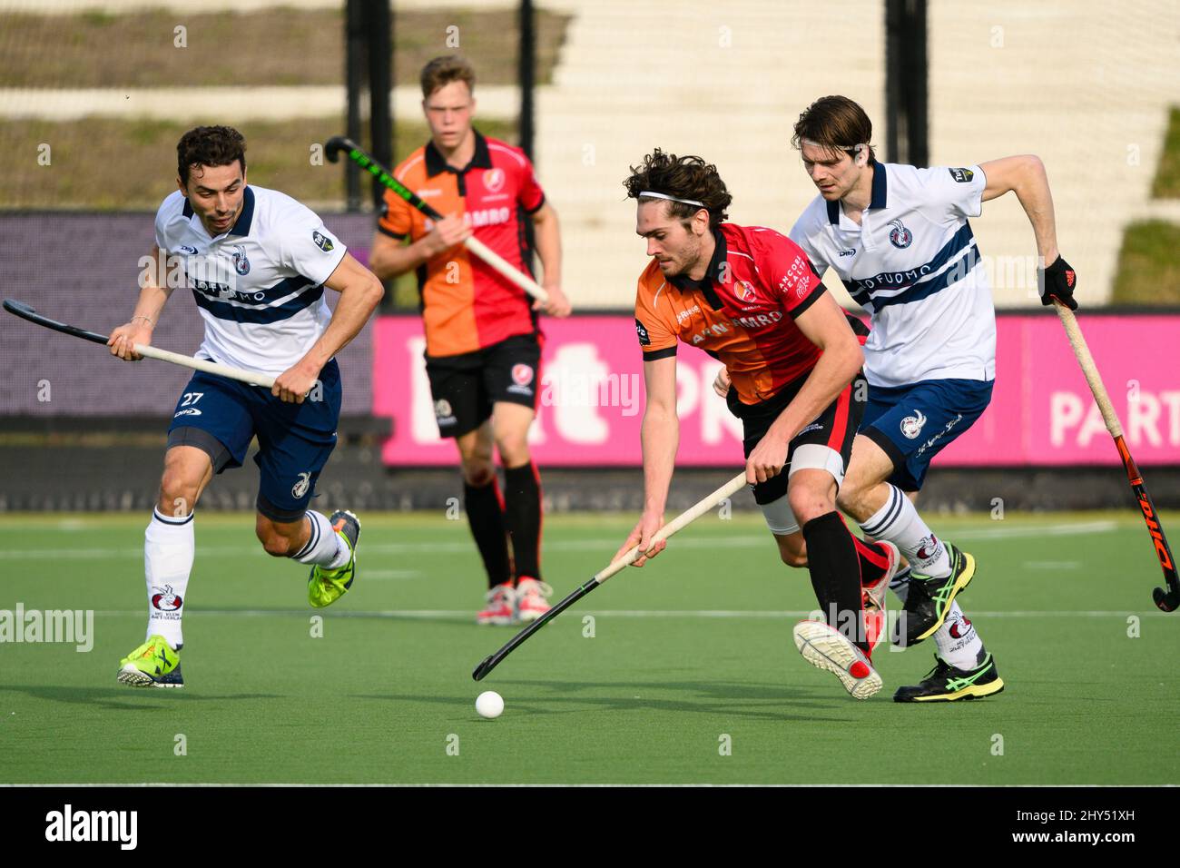 EINDHOVEN, 13-03-2022, HC Oranje-Rood, Tulp Hockey Hoofdklasse Heren ...